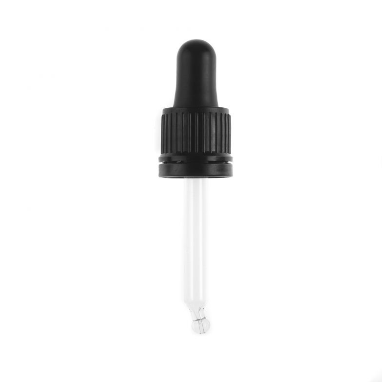 T/E Glass Pipette 68mm Length (Black)
