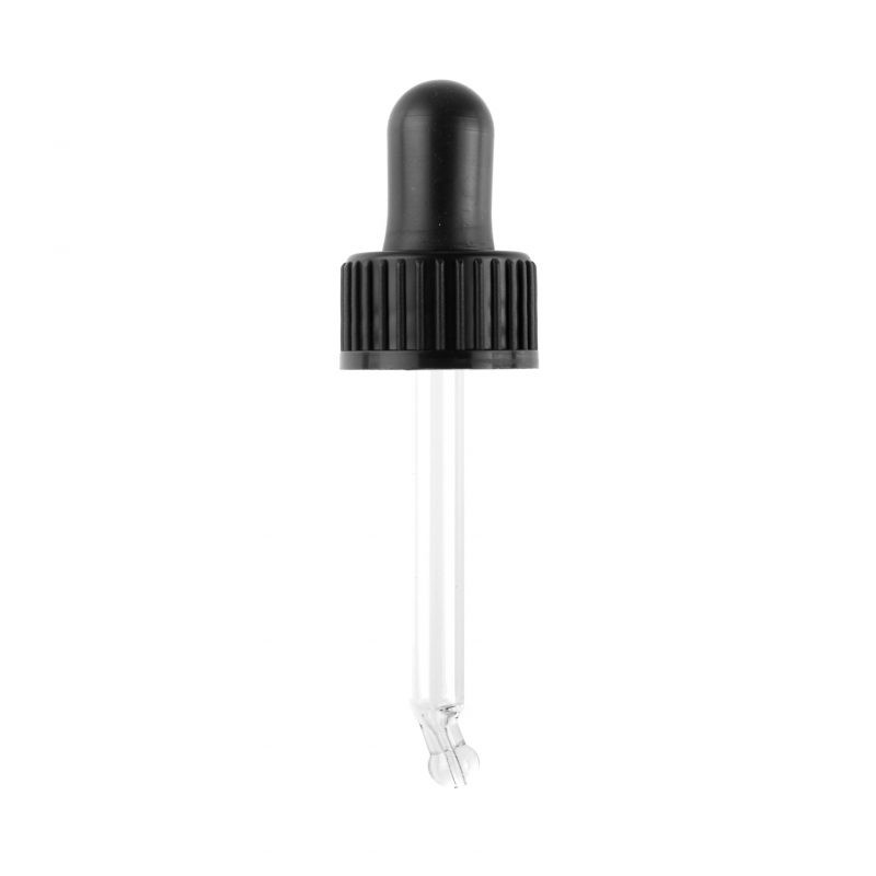 Non T/E Glass Pipette 68mm Length (Black)